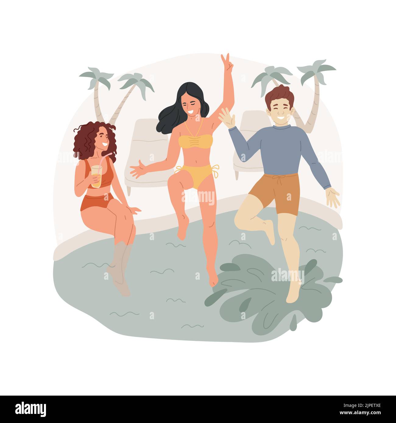 Hang Out With Friends Cartoon