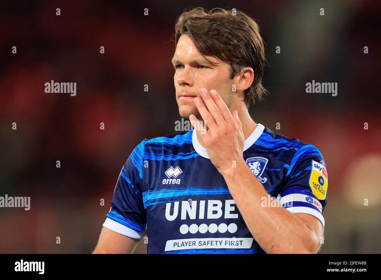 Jonathan Howson #16 of Middlesbrough Stock Photo - Alamy