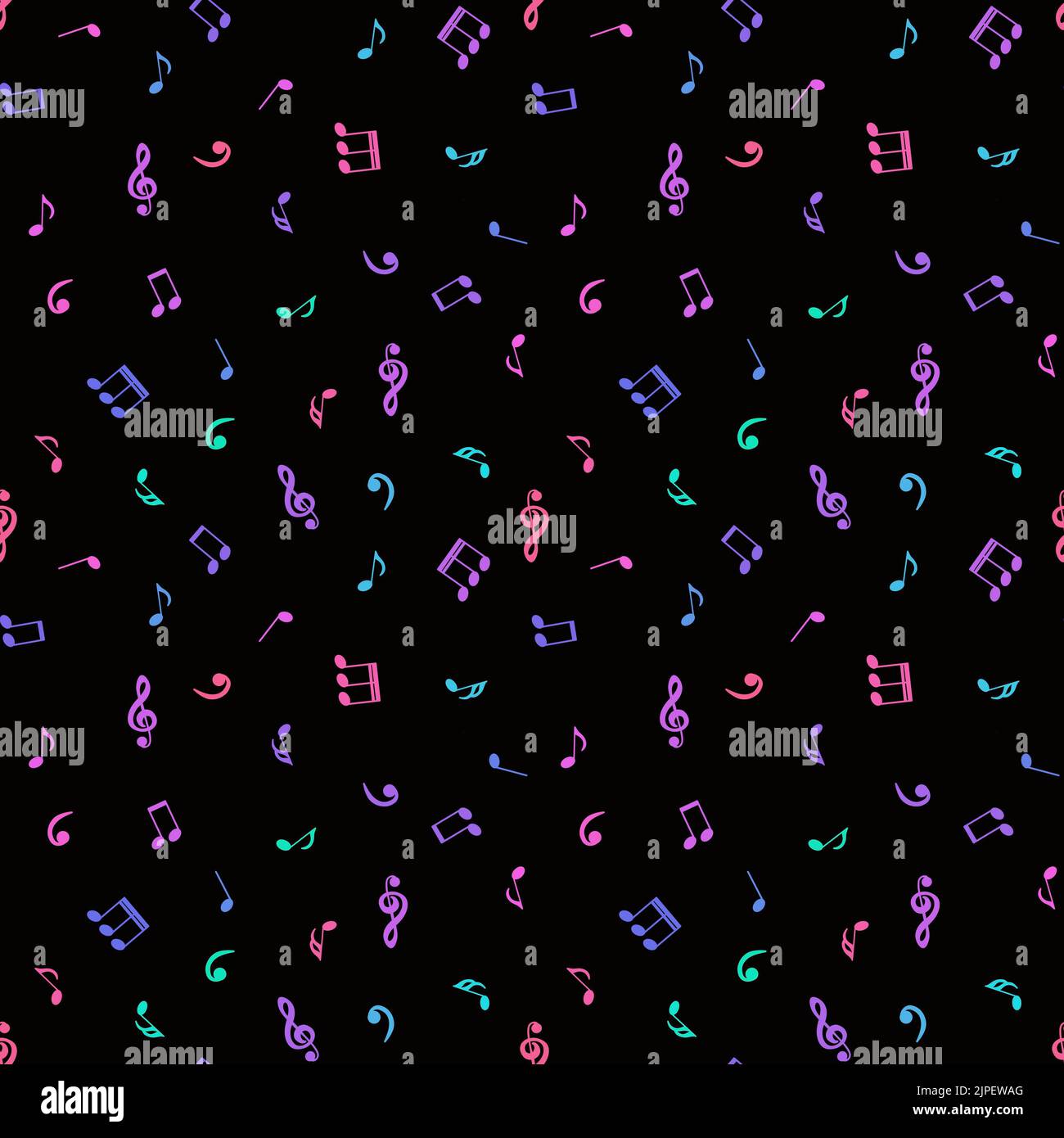 Abstract sign symbols seamless music notes pattern for wrapping paper ...