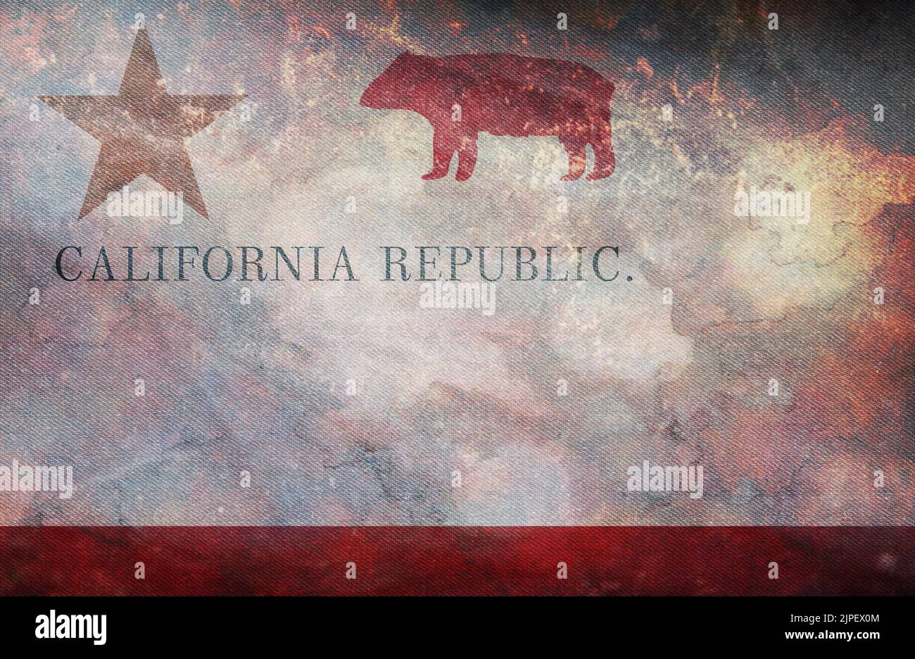 Bear flag 1846 hi-res stock photography and images - Alamy