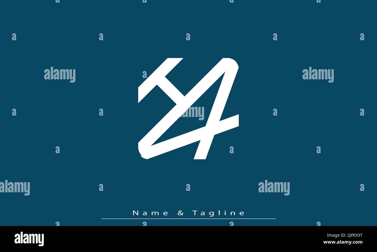 Alphabet letters Initials Monogram logo HX , XH Stock Vector Image ...