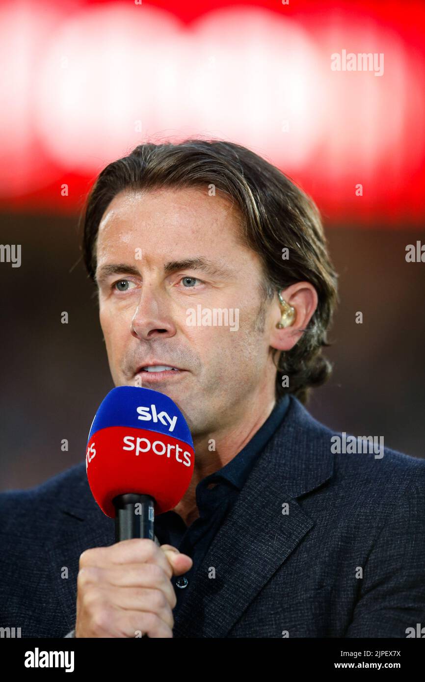 David Prutton in attendance working for Sky Sports Stock Photo - Alamy