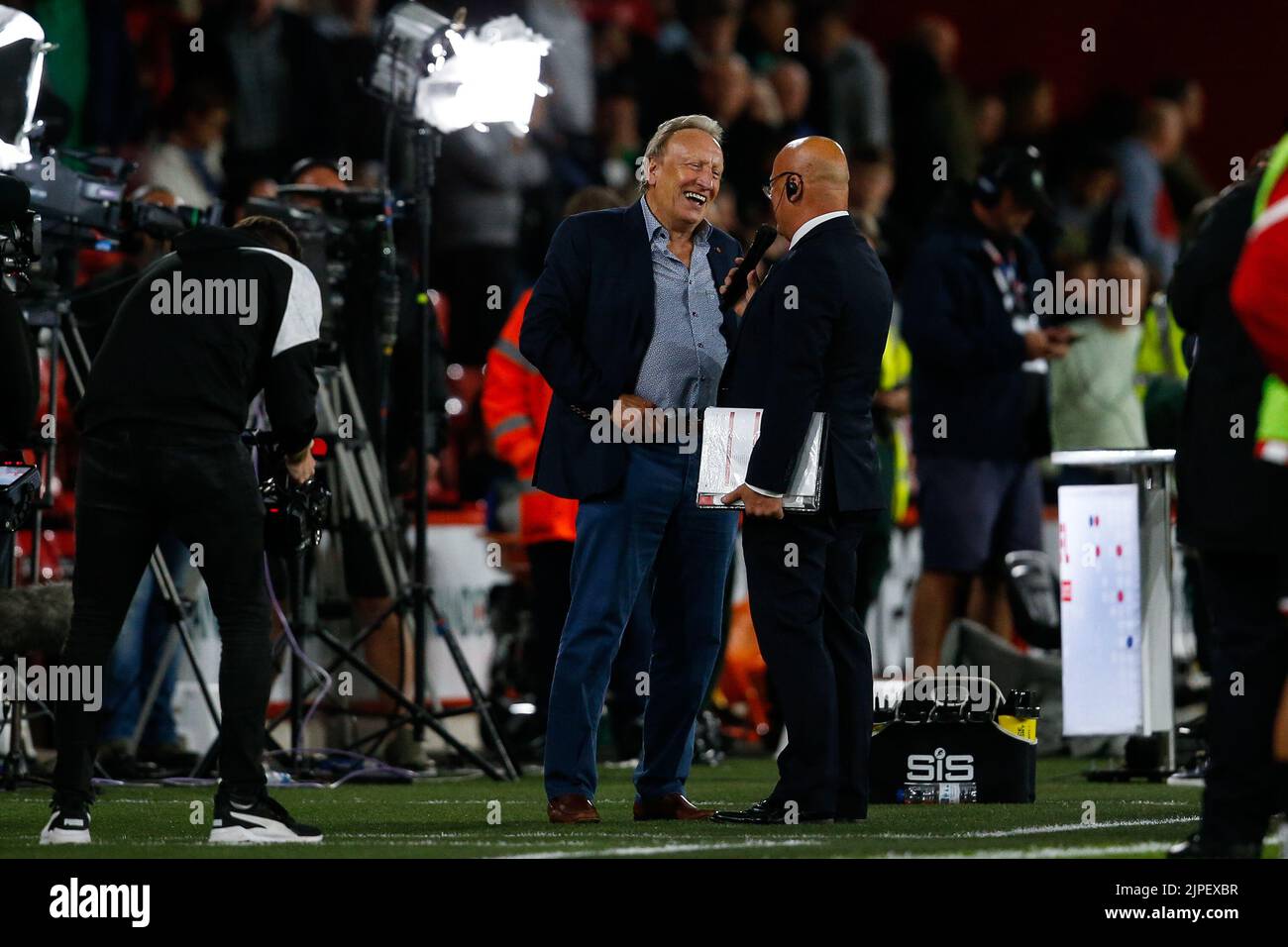 Neil Warnock in attendance Stock Photo - Alamy