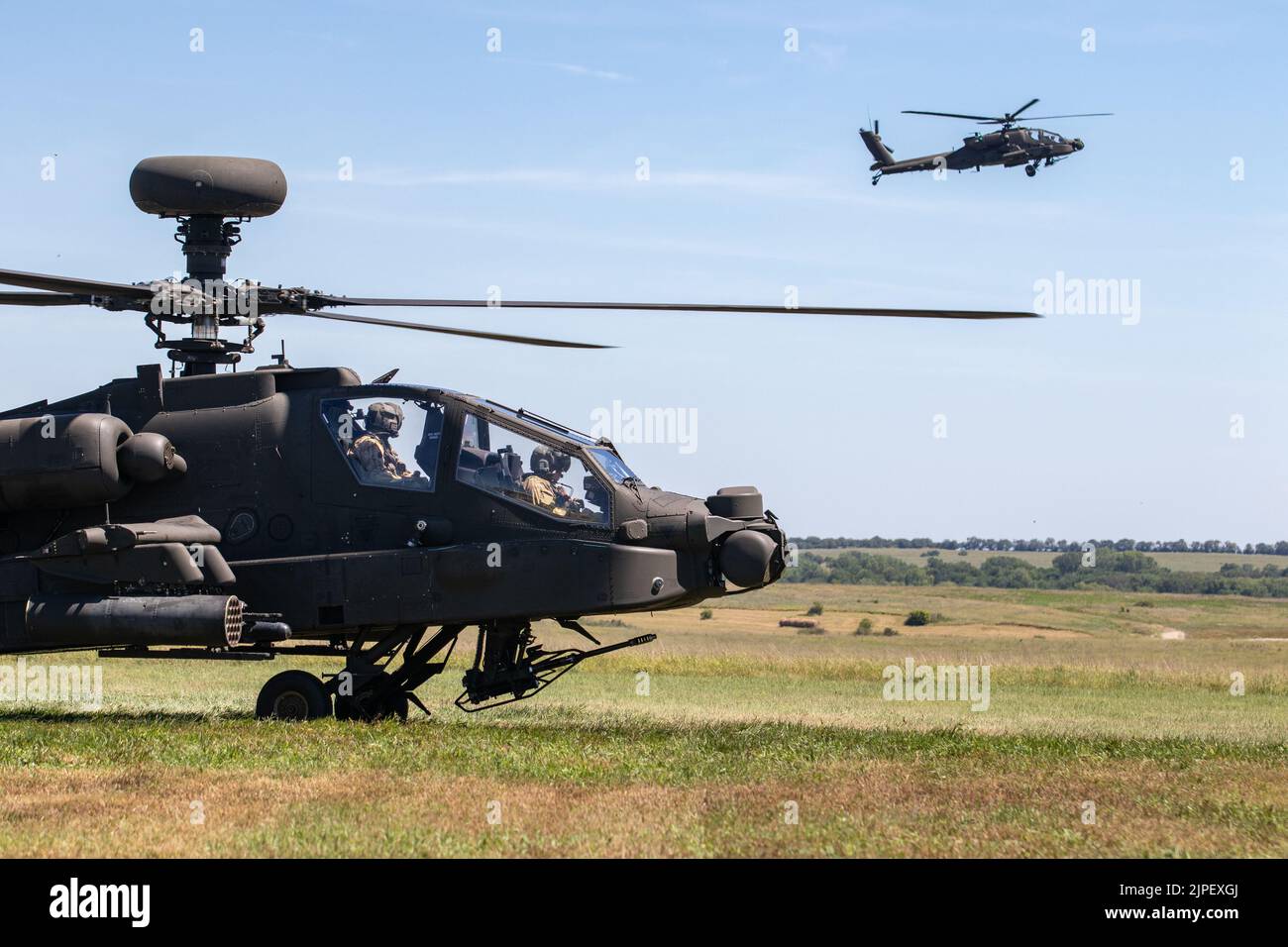 Aviators with 5th Squadron, 17th Cavalry Regiment, 2nd Combat Aviation ...