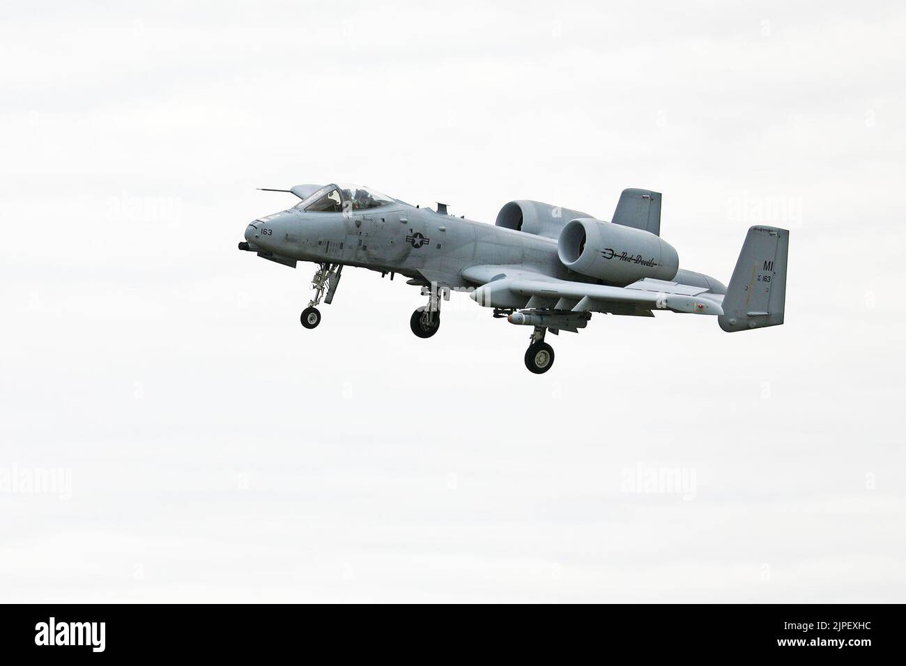 An A-10 Thunderbolt II from the 127th Wing’s 107th Fighter Squadron ...