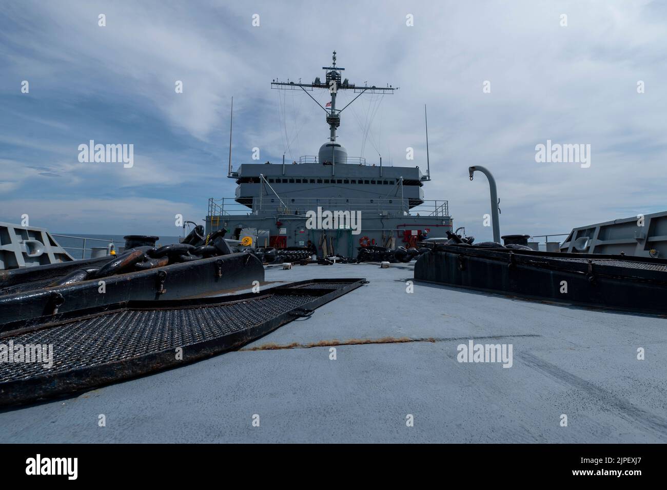 SUBIC BAY, Philippines (Aug. 13, 2022) - The Emory S. Land-class ...