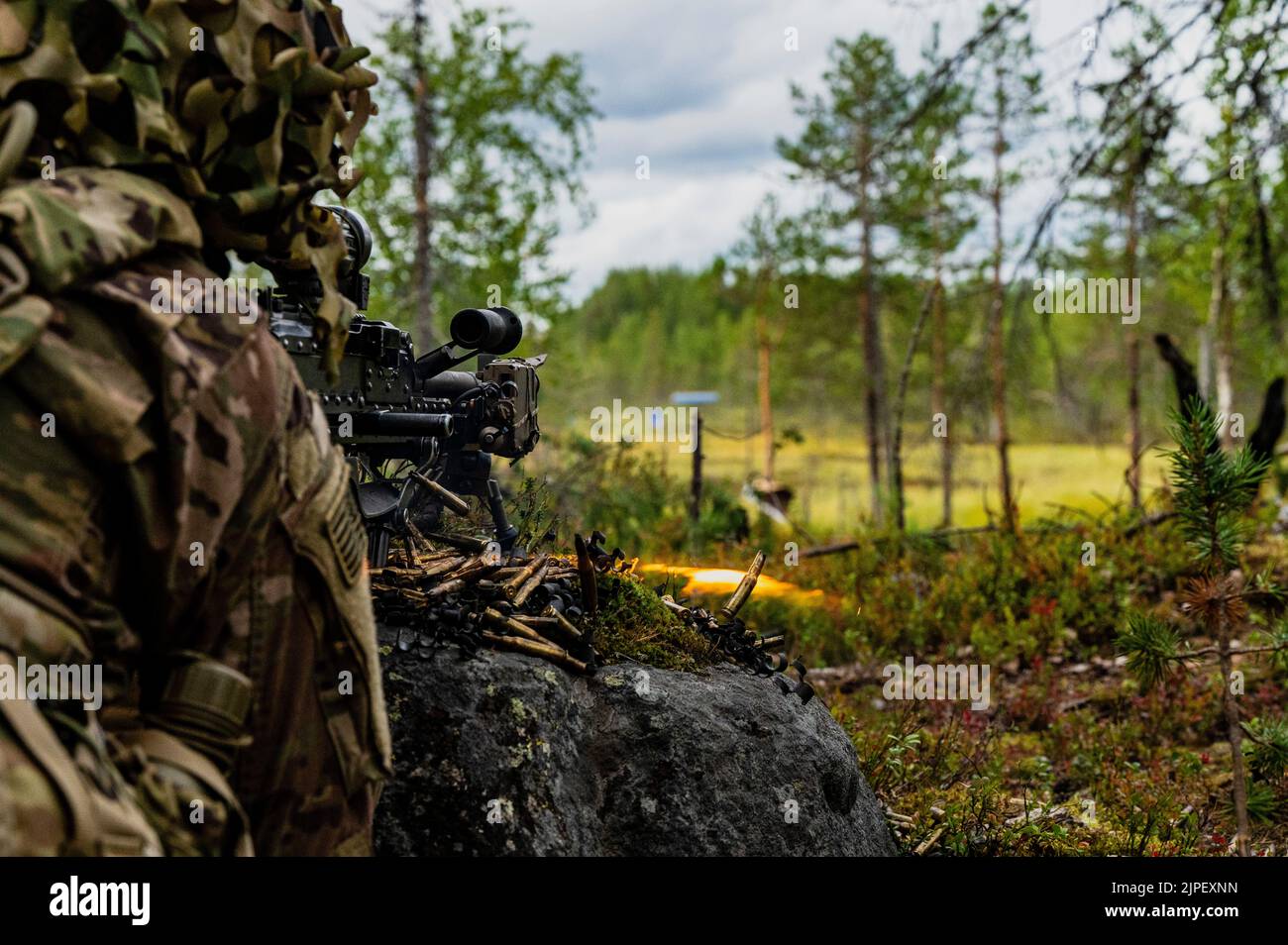 A U.S. Soldier with 1st Battalion, 26th Infantry Regiment, 2nd Brigade Combat Team, 101st ...