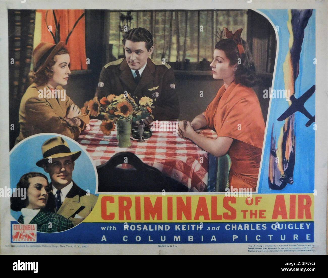 ROSALIND KEITH CHARLES QUIGLEY and RITA HAYWORTH in CRIMINALS OF THE ...