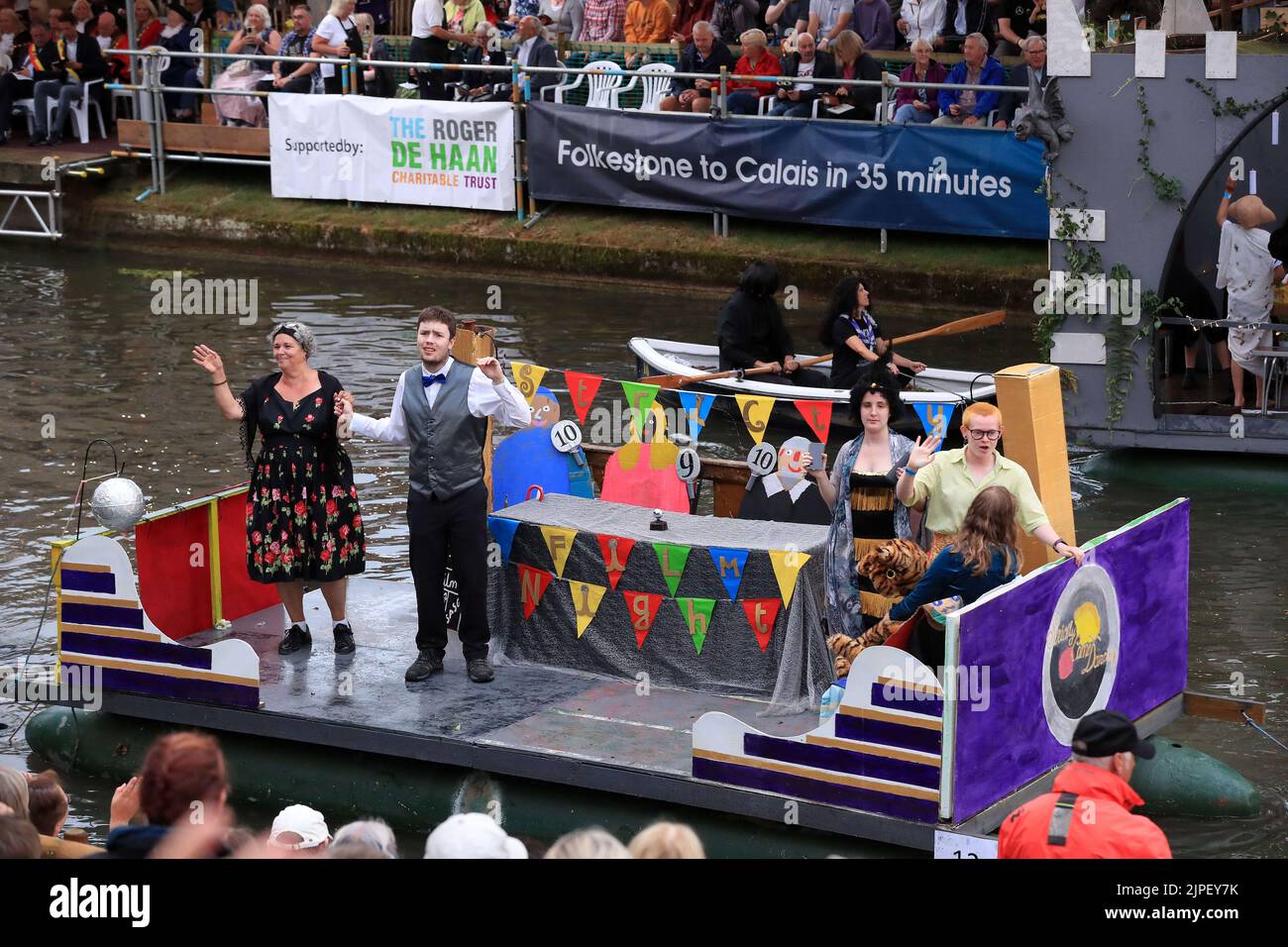 A Strictly Come Dancing themed float seen at the fete Stock Photo - Alamy