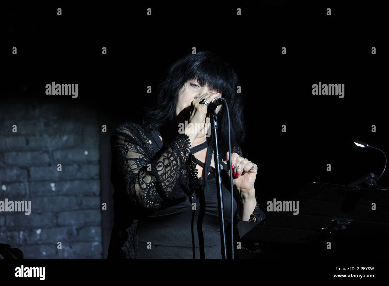 Lydia Lunch spoken word at TV Eye in New York City, July 2022, photos ...