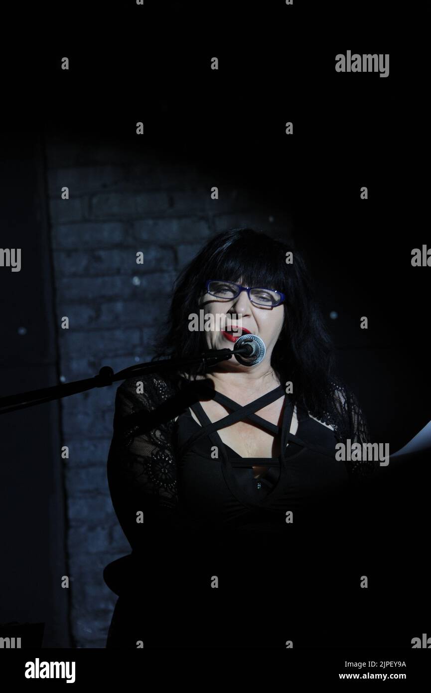 Lydia Lunch spoken word at TV Eye in New York City, July 2022, photos ...