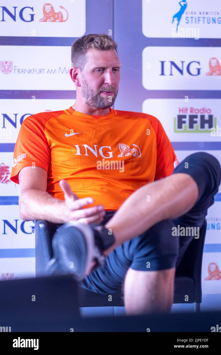 Dirk nowitzki during charity soccer hi-res stock photography and images ...