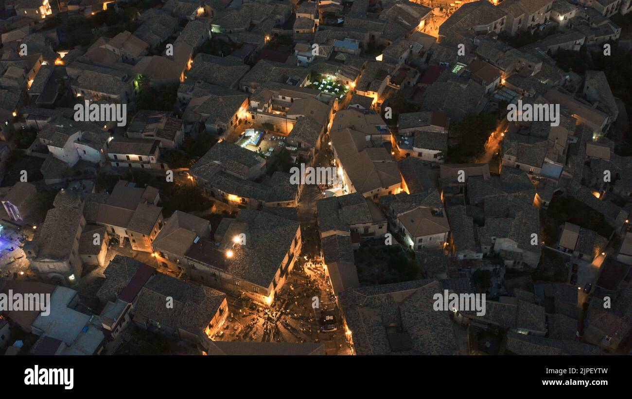 Italian Medieval village of Gerace, Calabria Stock Photo - Alamy