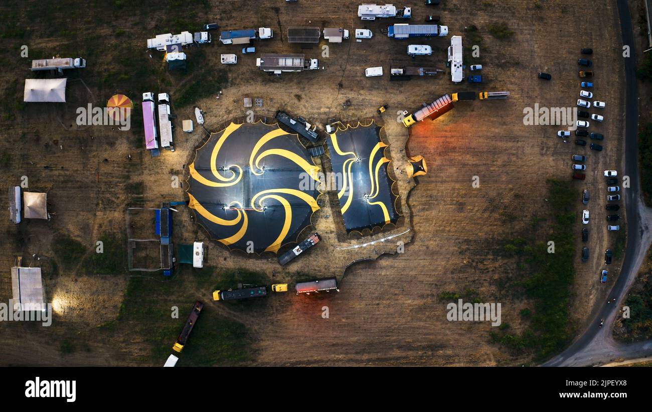 Circus big top view hi-res stock photography and images - Alamy