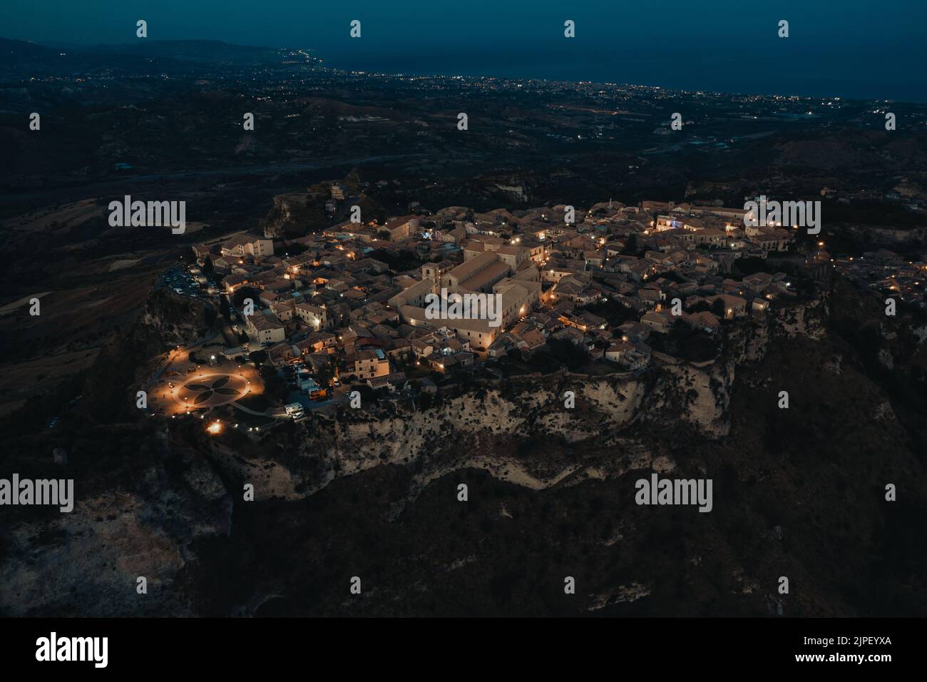 Italian Medieval village of Gerace, Calabria Stock Photo - Alamy