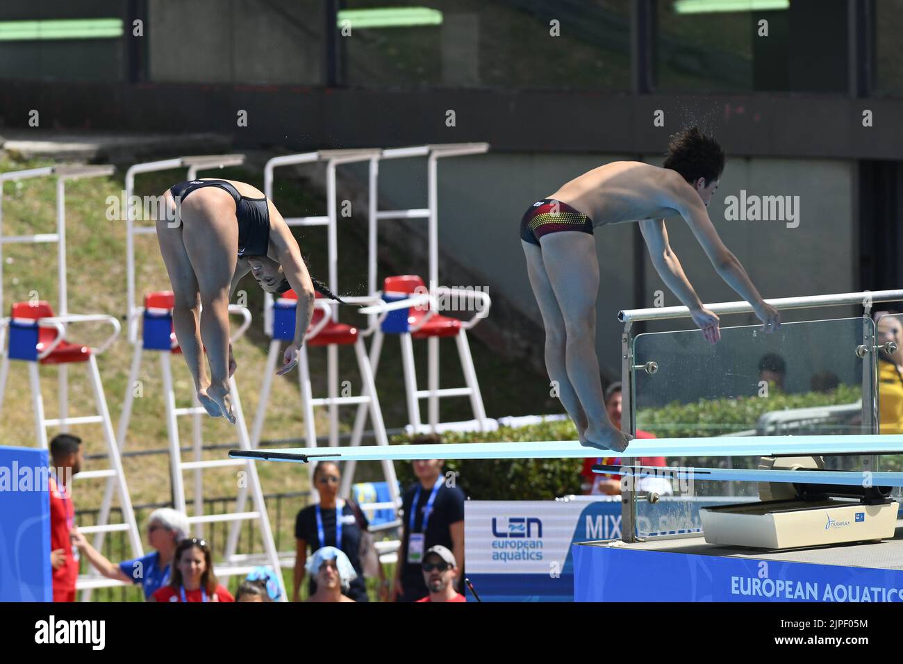 August 17, 2022, Rome, Italy: LINAN CANELA Max and VELAZQUEZ ROLDAN ...