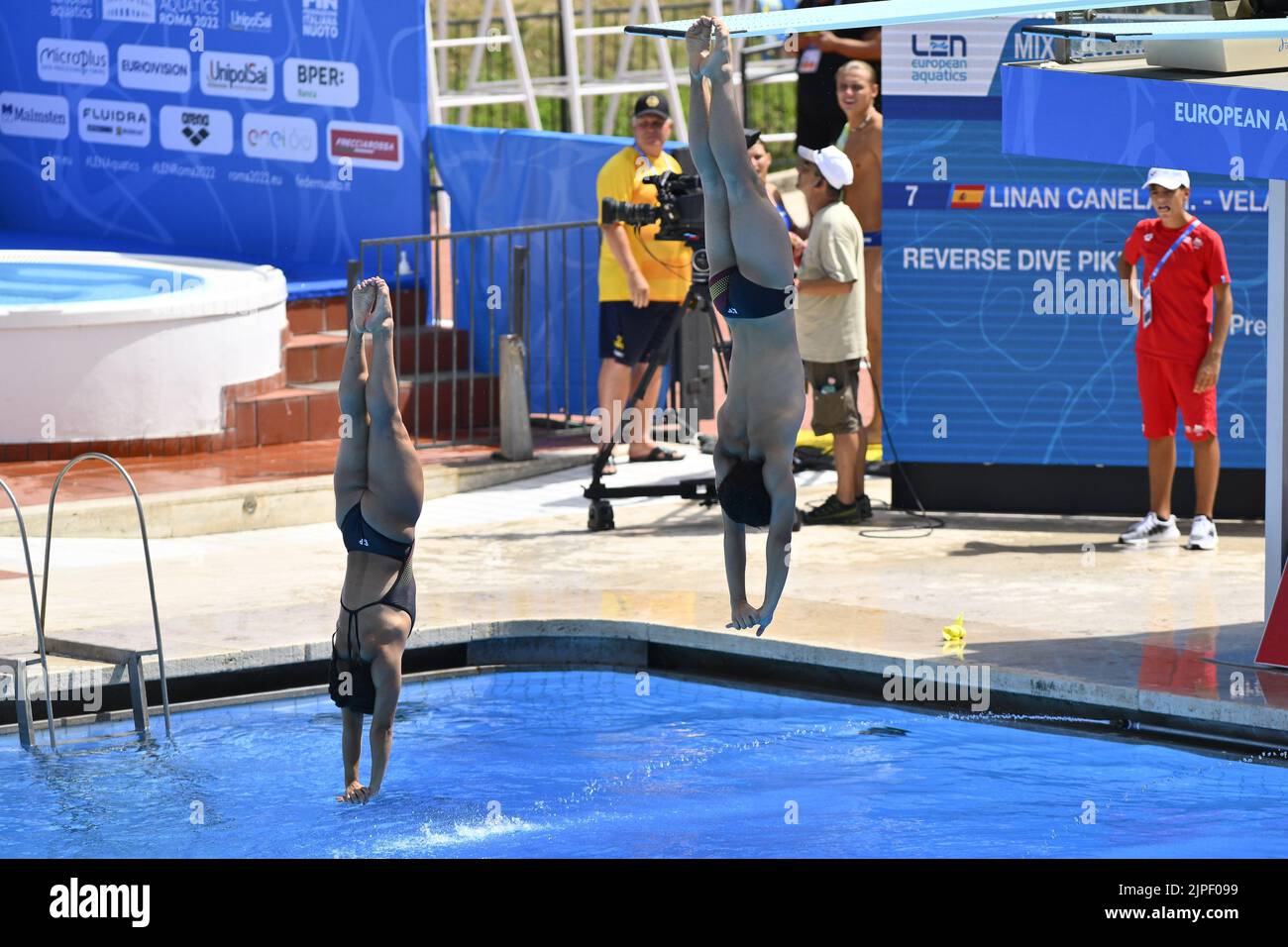 August 17, 2022, Rome, Italy: LINAN CANELA Max and VELAZQUEZ ROLDAN ...