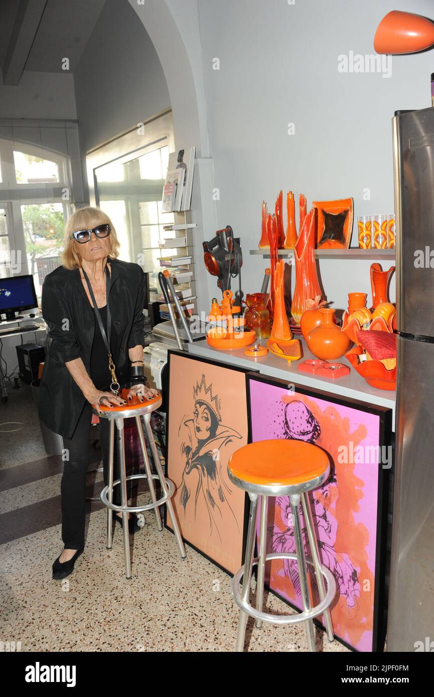 Fashion designer Barbara Hulanicki in her Miami design studio by Nadja ...