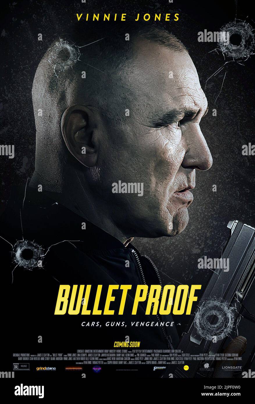 BULLET PROOF, US advance poster, Vinnie Jones, 2022. © Lionsgate Home ...