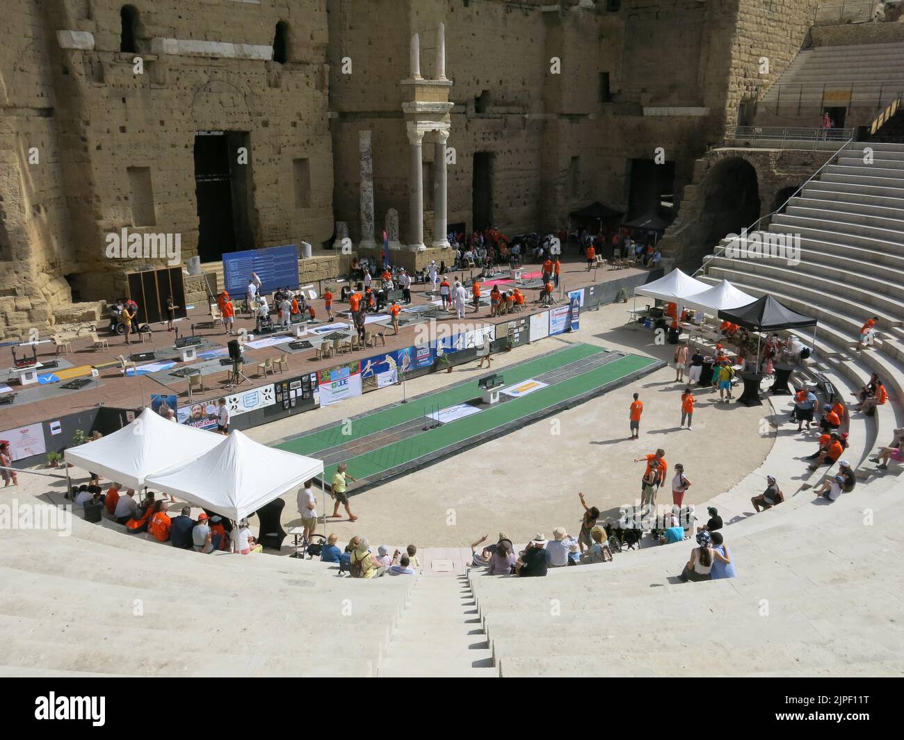 The Roman amphitheatre, Theatre d'Orange, provided a magnificent venue ...