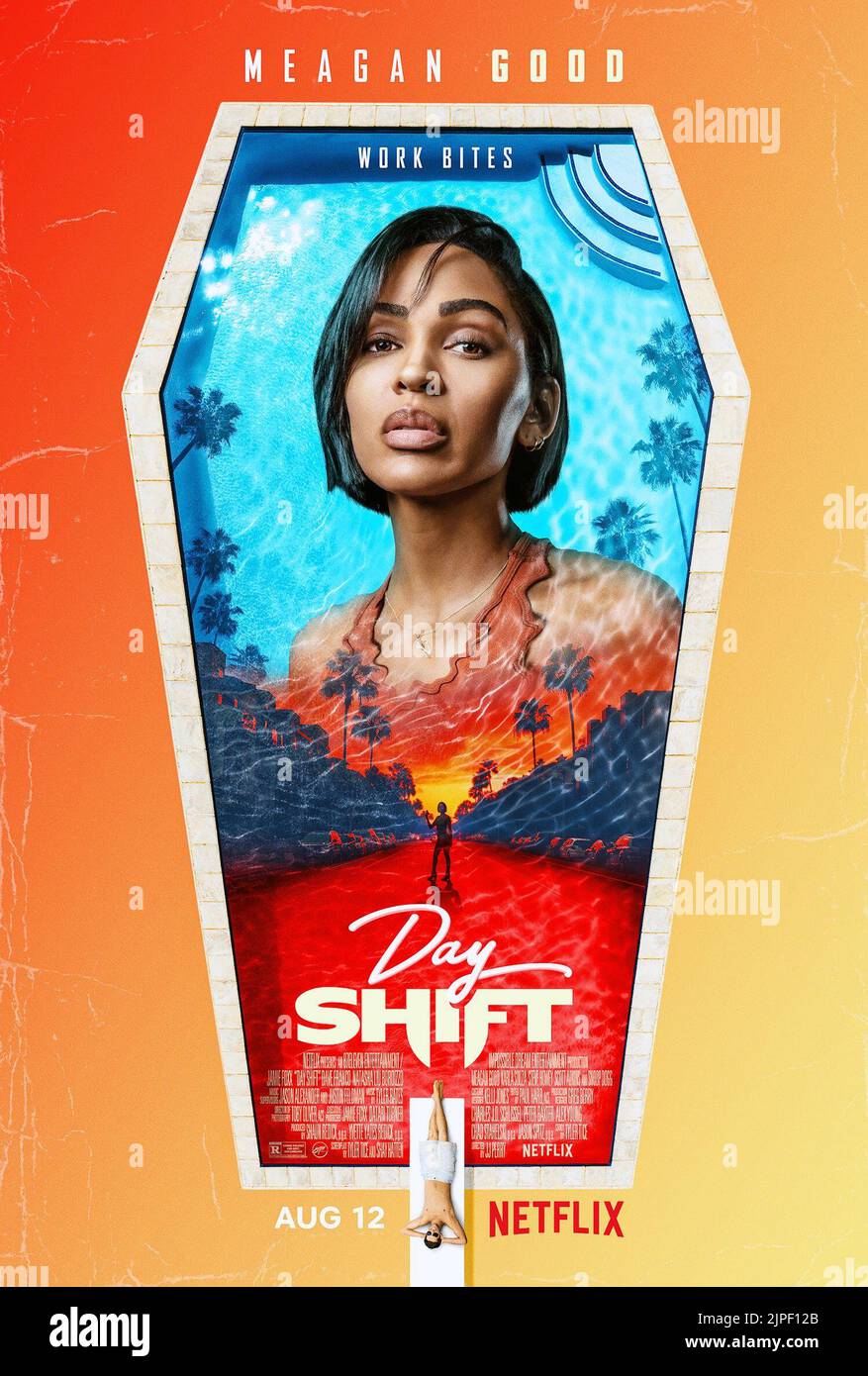 DAY SHIFT, US character poster, Meagan Good, 2022. © Netflix / courtesy ...