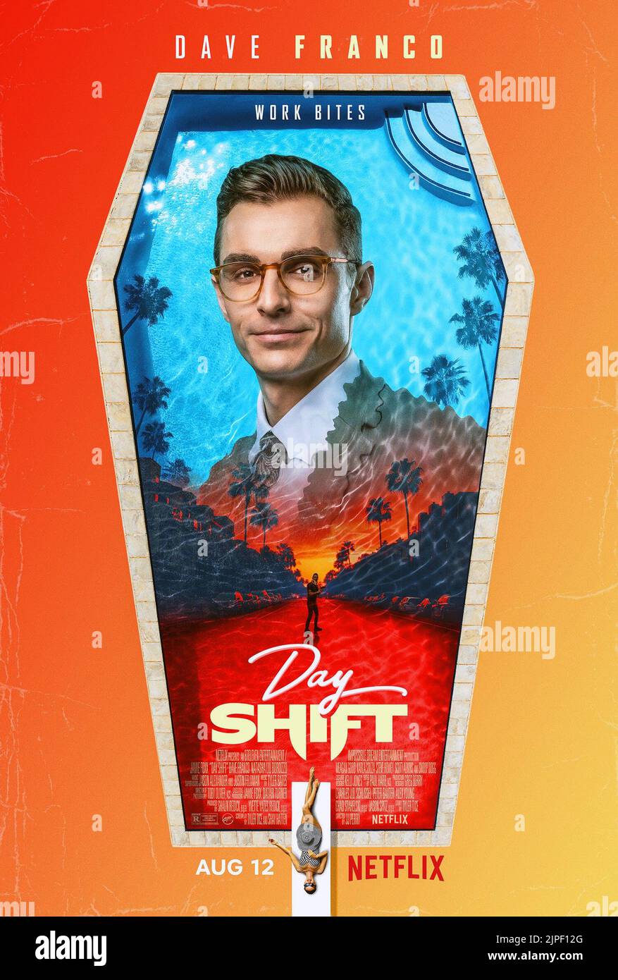 DAY SHIFT, US character poster, Dave Franco, 2022. © Netflix / courtesy ...