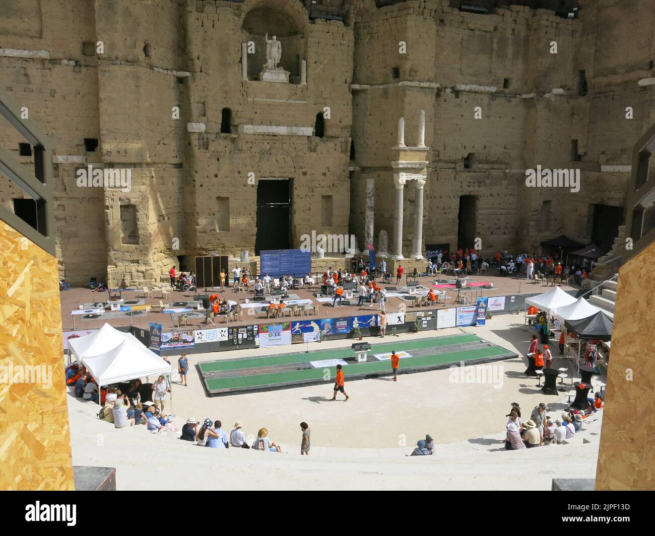 Built by Emperor Augustus in the 1st century, the Ancient Theatre of ...