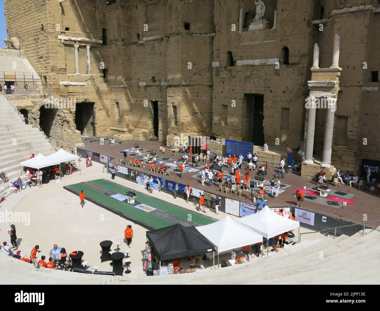 Built by Emperor Augustus in the 1st century, the Ancient Theatre of ...