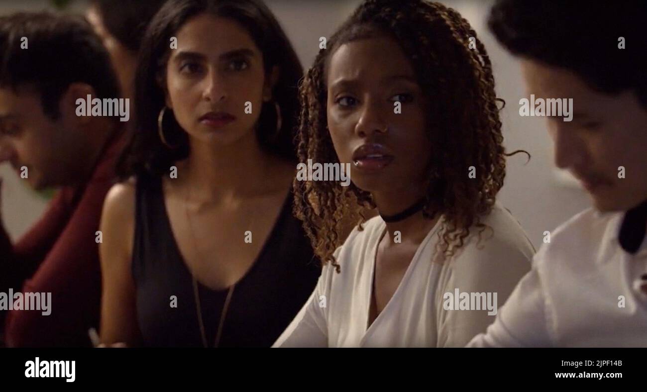 DINNER PARTY, from left: Mayank Bhatter, Kausar Mohammed, Imani Hakim ...