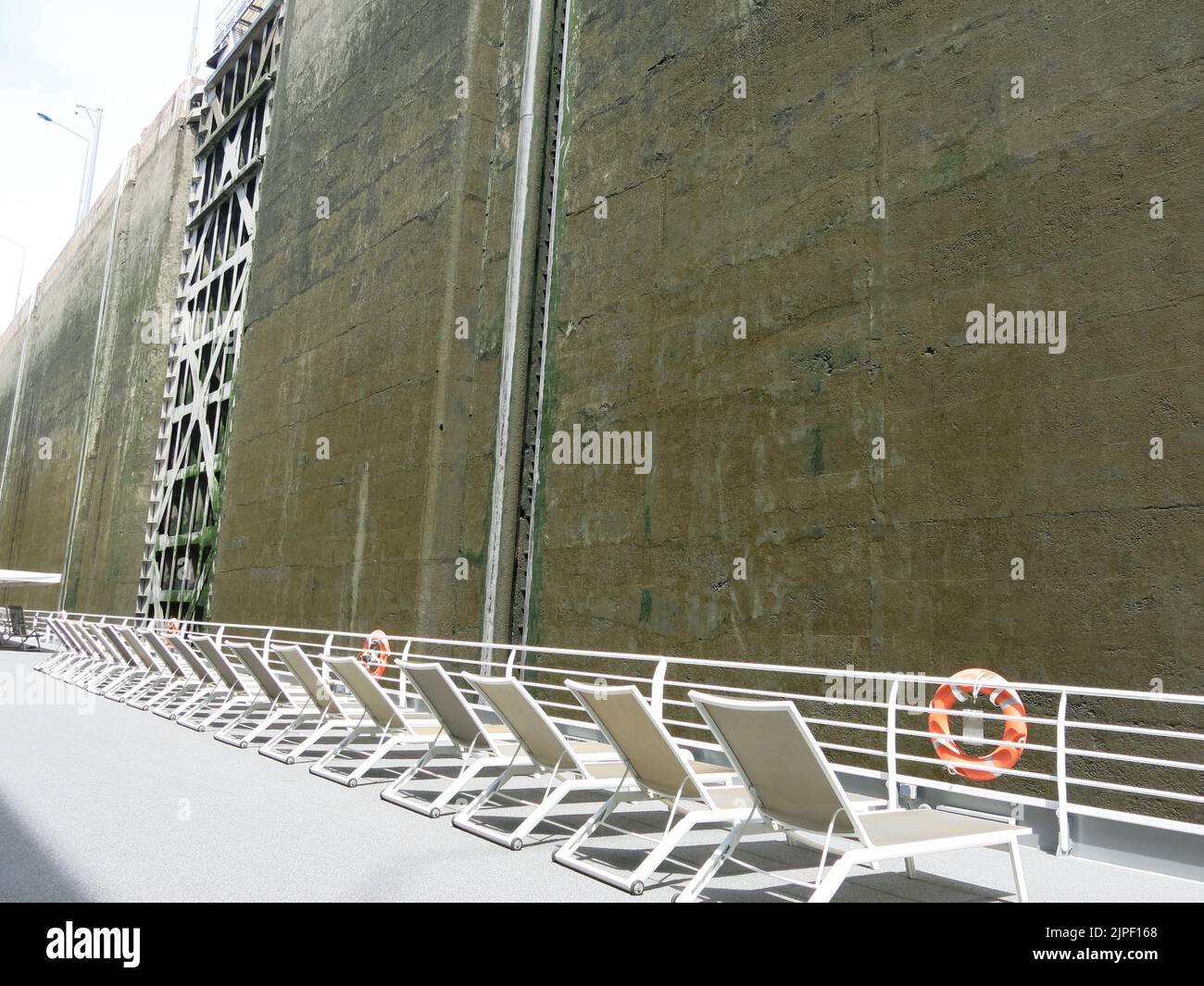 The Bollene-Ecluse Lock on the River Rhone is the deepest lock in ...