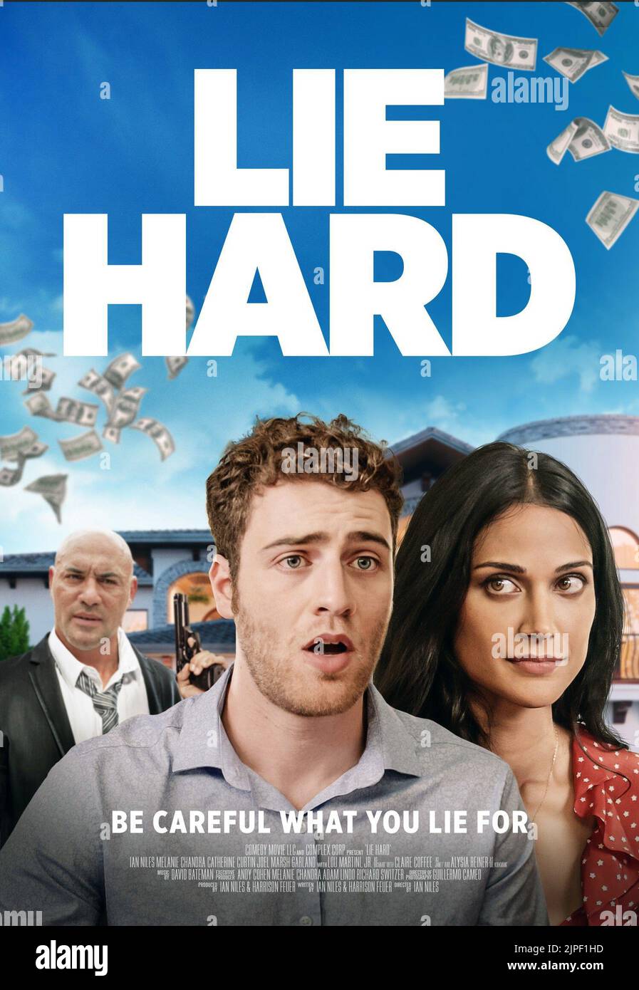 LIE HARD, poster, from left: Peter Reznikoff, Ian Niles, Melanie ...