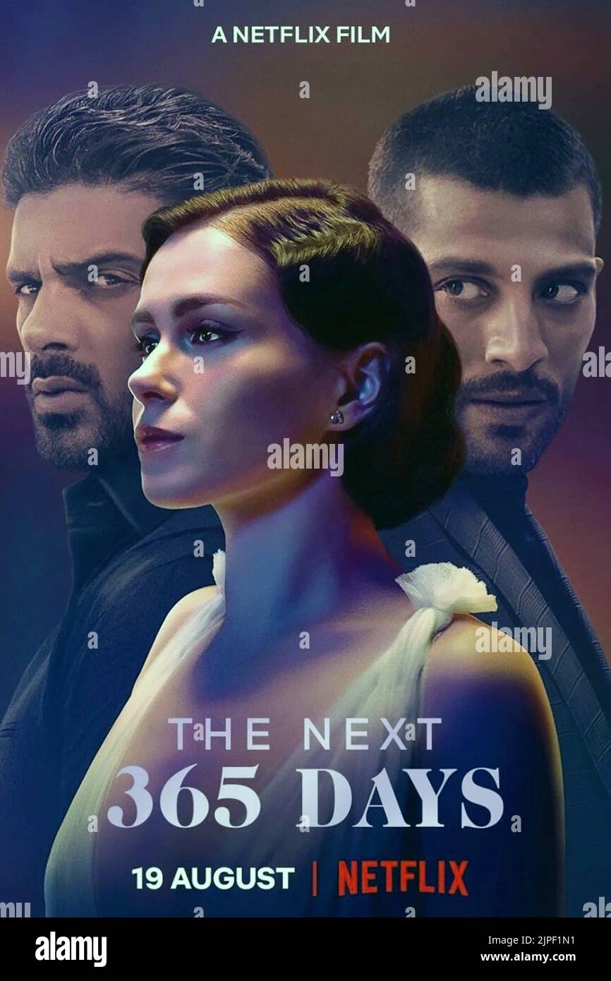 THE NEXT 365 DAYS, poster, from left: Michele Morrone, Anna Maria Sieklucka, Simone Susinna ...