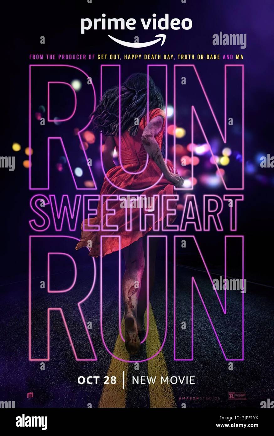 RUN SWEETHEART RUN, US poster, Ella Balinska, 2022. © Amazon Studios ...