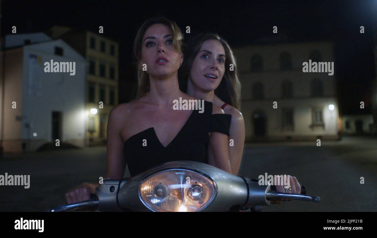 SPIN ME ROUND, from left: Aubrey Plaza, Alison Brie, 2022. © IFC Films ...