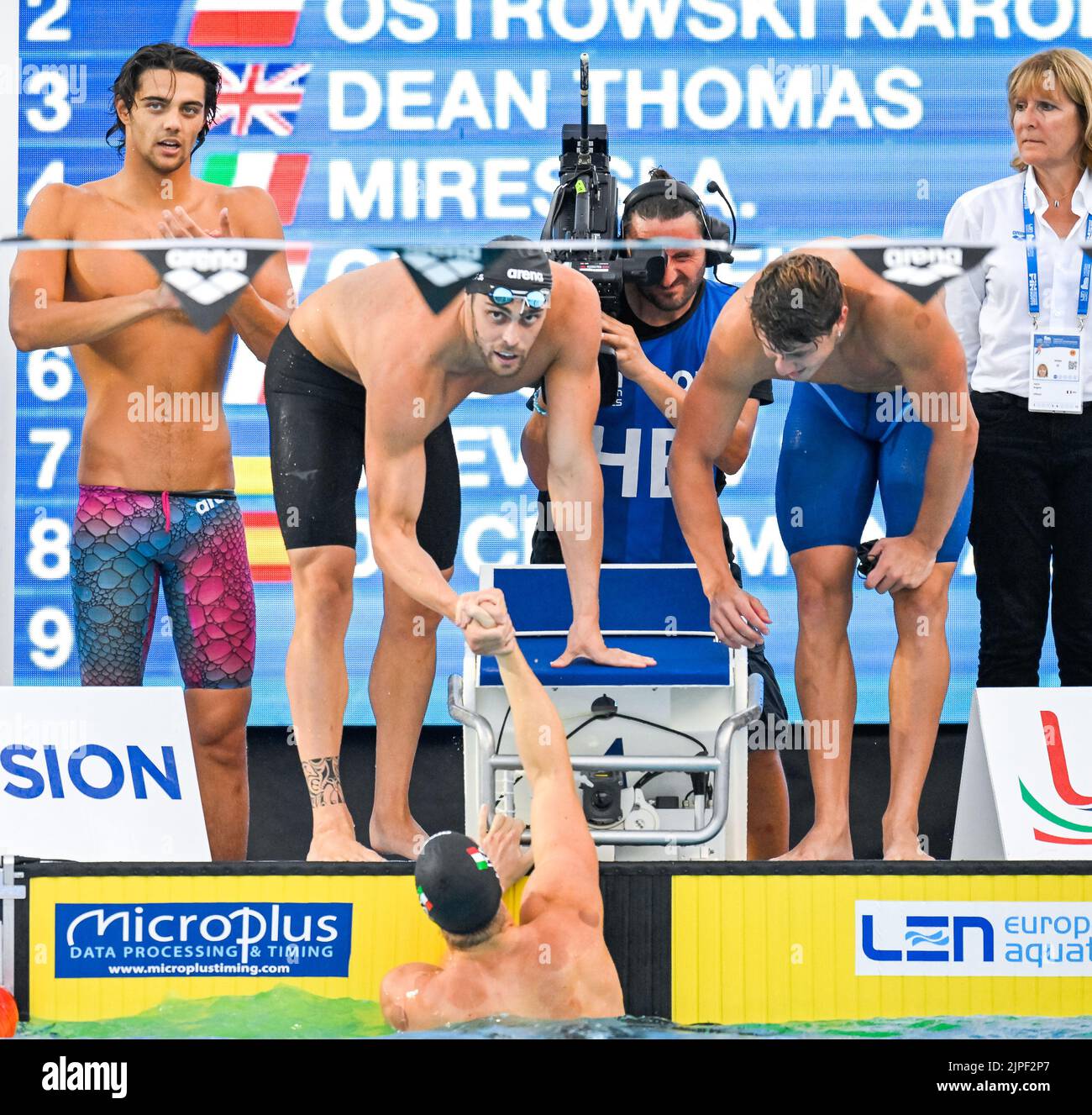 Roma, Italy. 17th Aug, 2022. TEAM ITALY, CECCON Thomas, MARTINENGHI ...