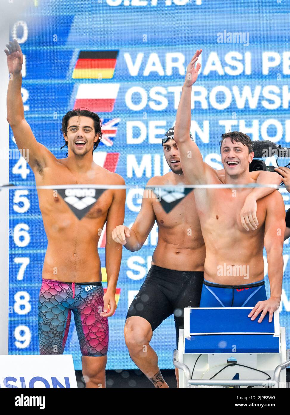 Roma, Italy. 17th Aug, 2022. TEAM ITALY, CECCON Thomas, MARTINENGHI ...
