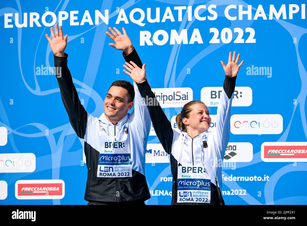 Roma, Italy. 17th Aug, 2022. GERMANY, PUNZEL Tina, MASSENBERG Lou, Gold ...