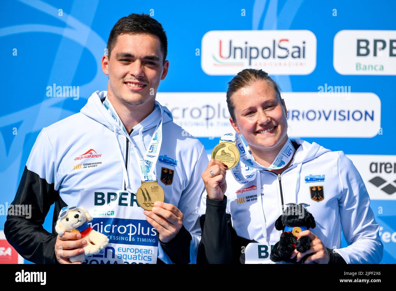 Roma, Italy. 17th Aug, 2022. GERMANY, PUNZEL Tina, MASSENBERG Lou, Gold ...