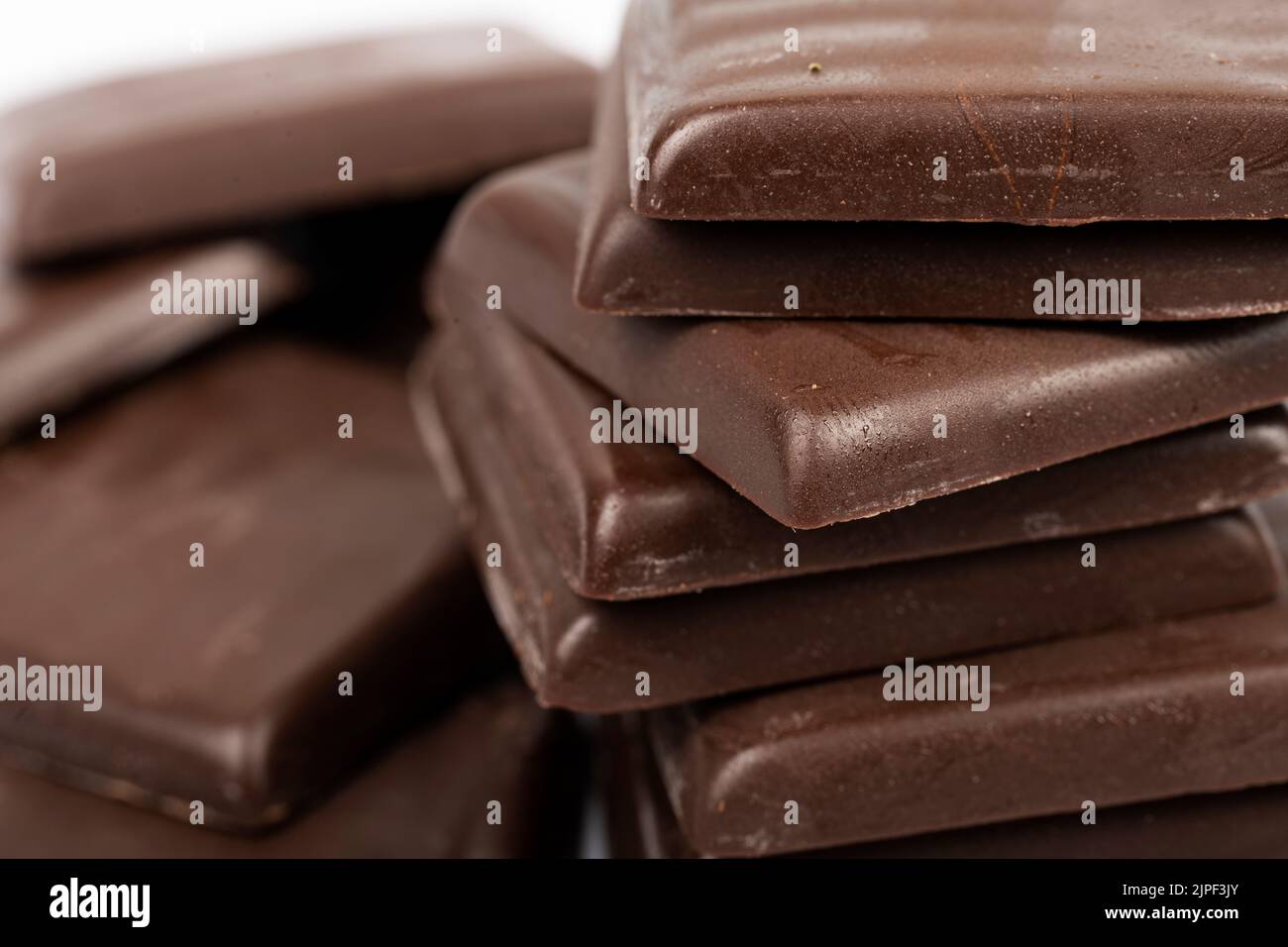 Delicious, sweet, mint chocolate wafers Stock Photo - Alamy