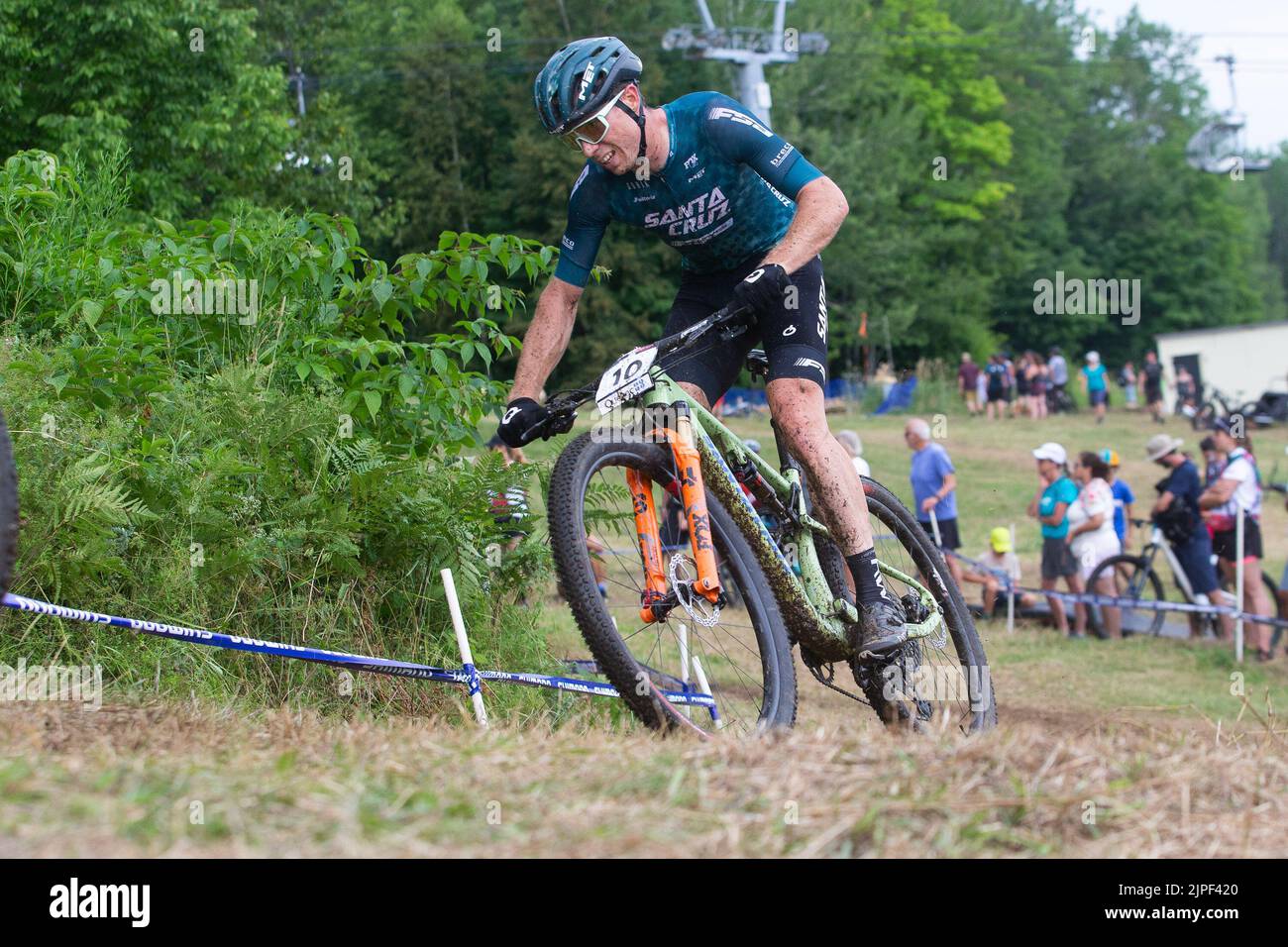 August 07, 2022: Maxime Marotte of France (10) races in the MenÕs Cross ...