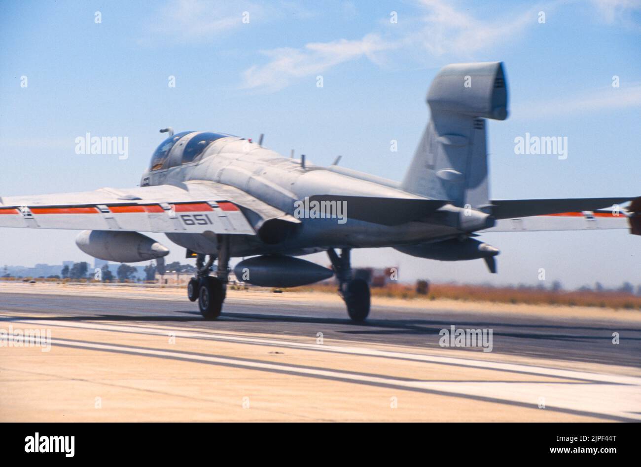 Grumman EA-6B Prowler taking off at NAS Miramar in San Diego ...