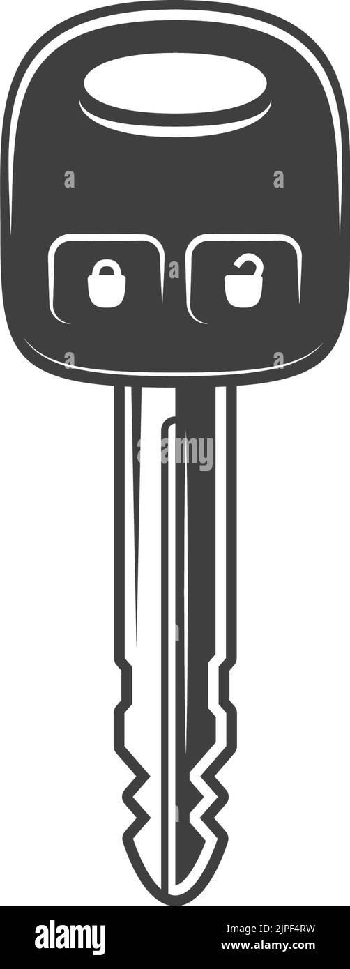 Car key icon. Vector isolated vehicle door electronic lock key Stock ...