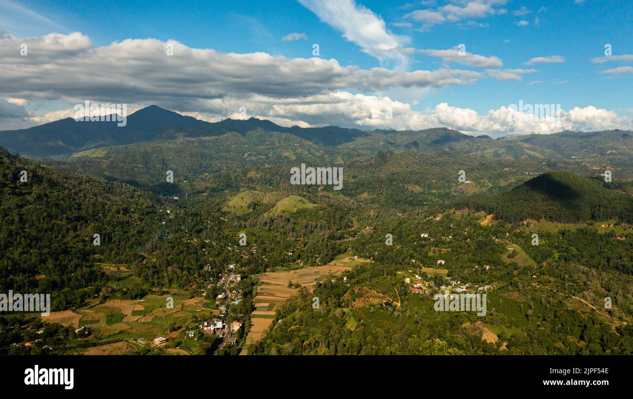 Ella is a beautiful small town on the southern edge of Sri Lanka Stock ...