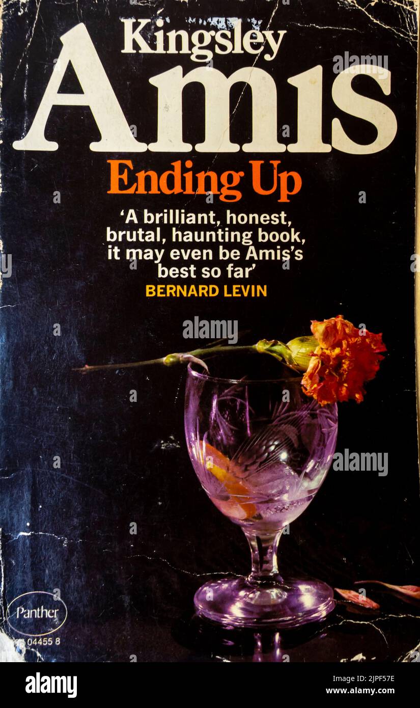 Ending Up - Book by Kingsley Amis - 1974 - book cover Stock Photo - Alamy