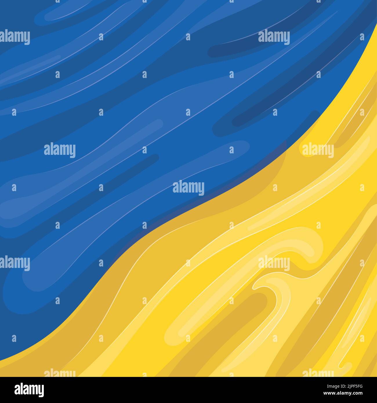 Colored waved background with a flag of Ukraine Vector Stock Vector ...