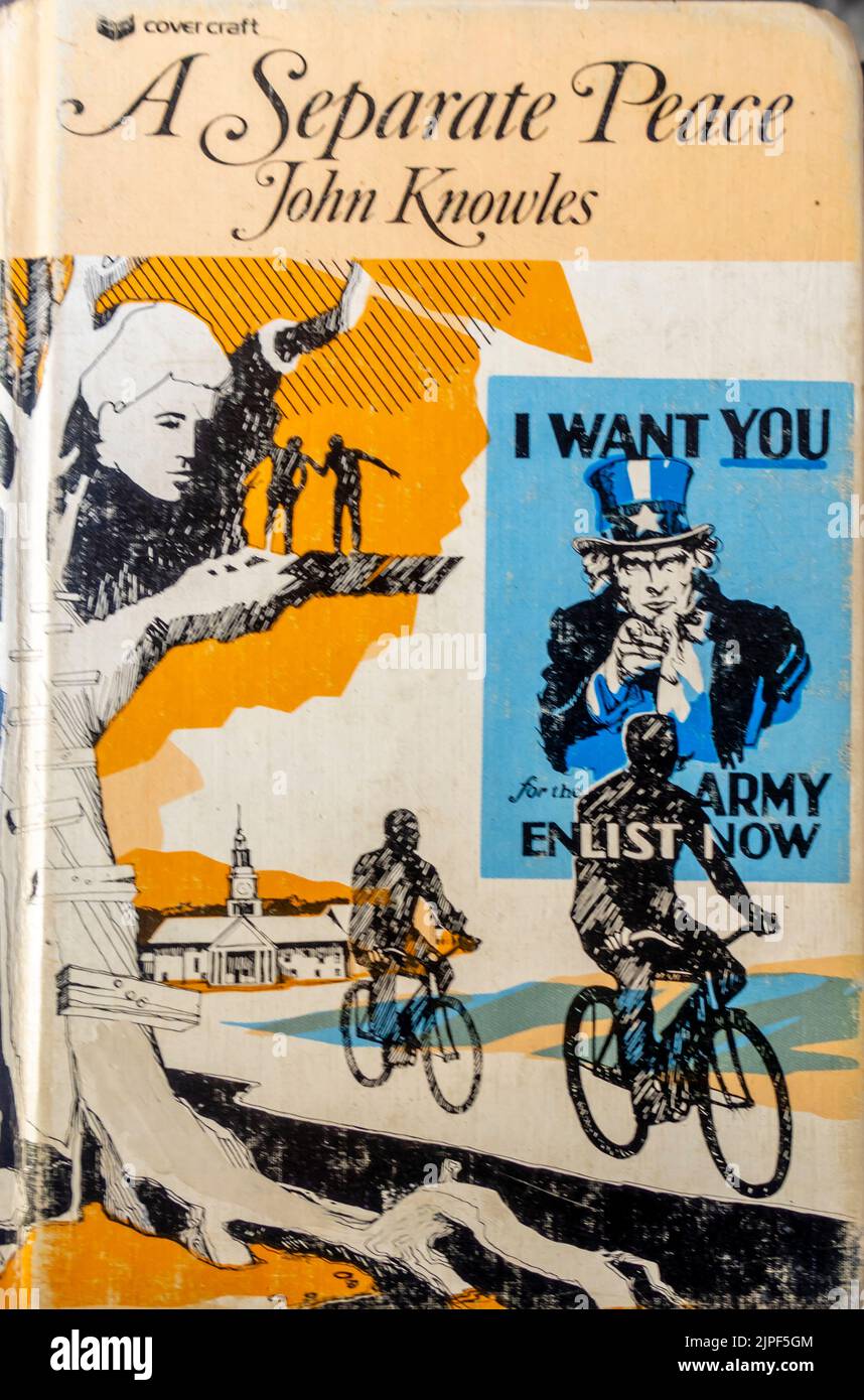 A Separate Peace - Novel by John Knowles - 1959 Stock Photo - Alamy