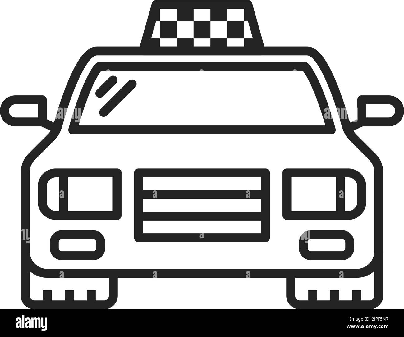 Car vector line icon. Vehicle symbol for car service, auto mechanic and ...
