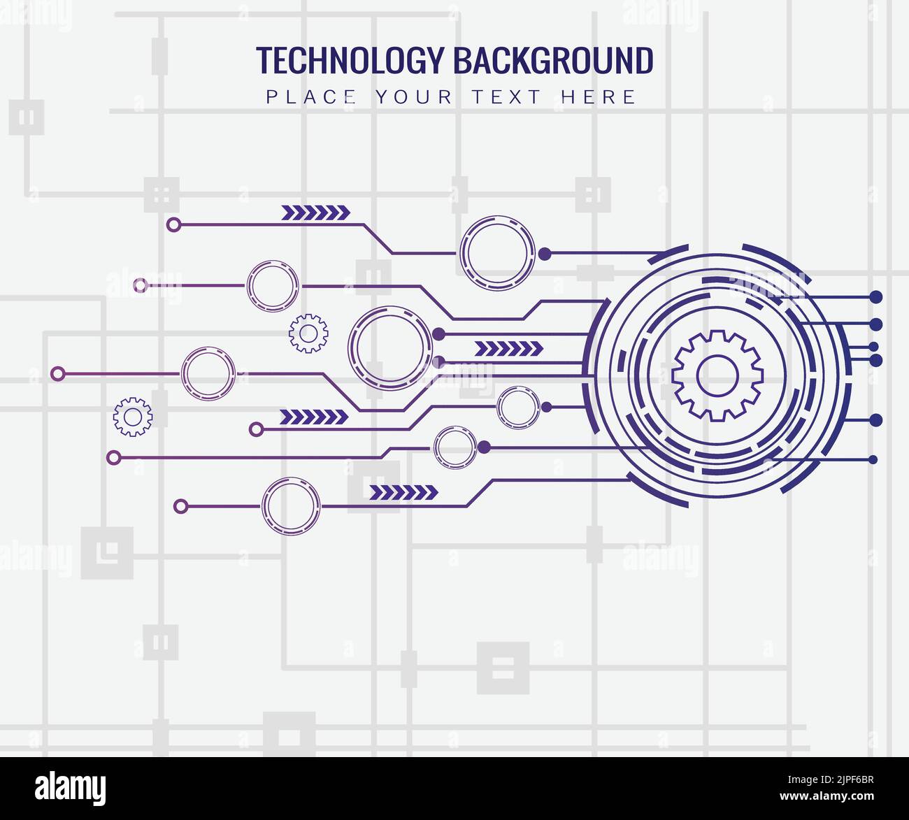 technology background with various elements structural Stock Vector ...