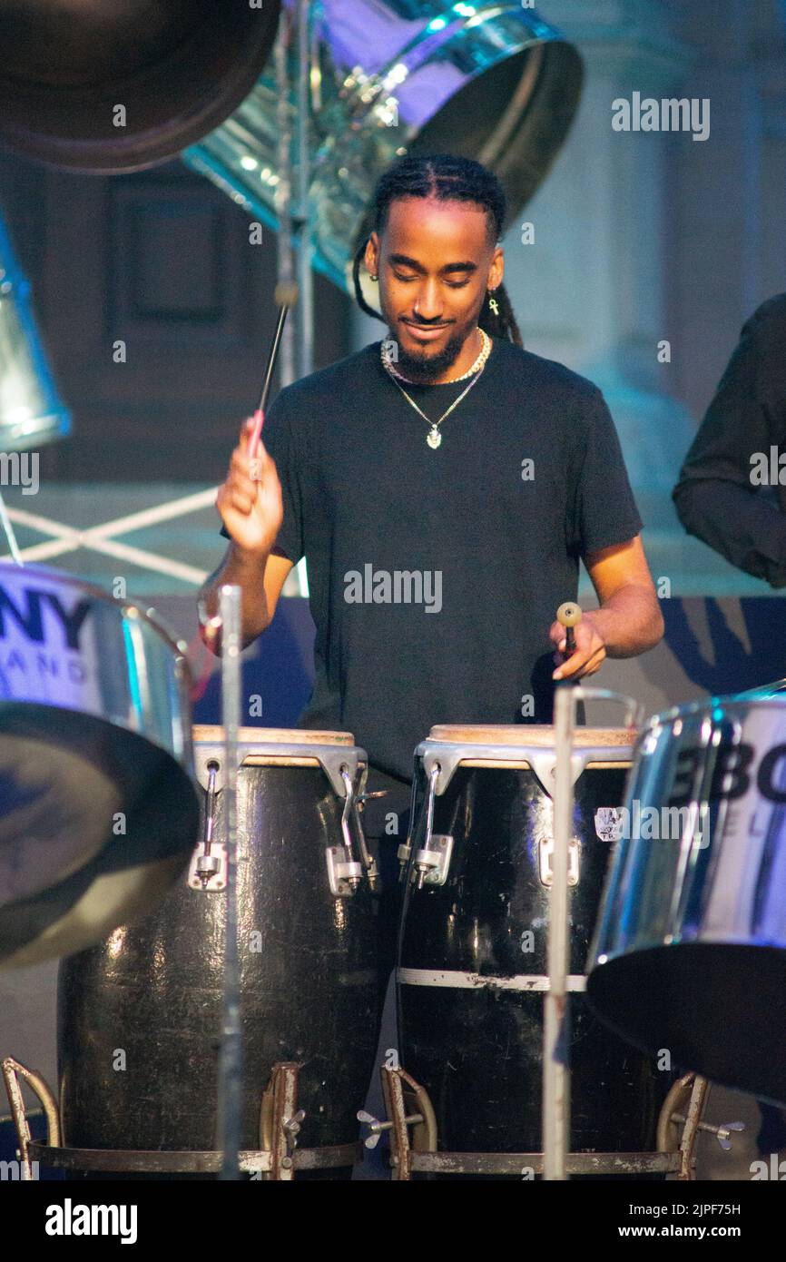 London, UK. 17th Aug, 2022. Steelband Summer at Opera Holland Park as ...