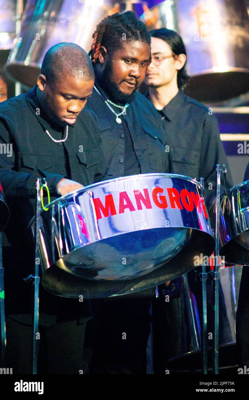 London, UK. 17th Aug, 2022. Steelband Summer at Opera Holland Park as ...